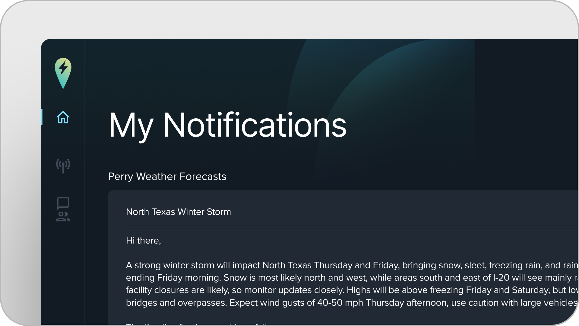 Introducing Perry Weather Forecasts: Proactive Met Guidance