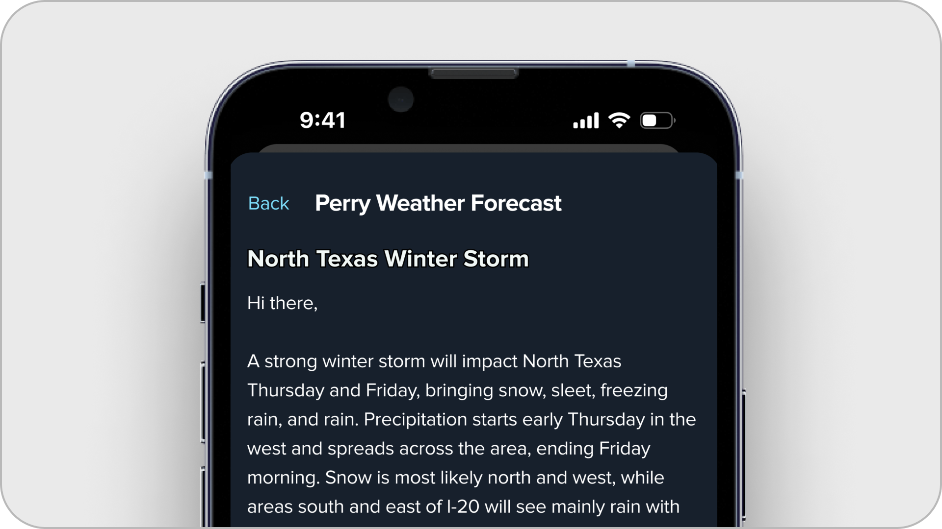 Introducing Perry Weather Forecasts: Proactive Met Guidance
